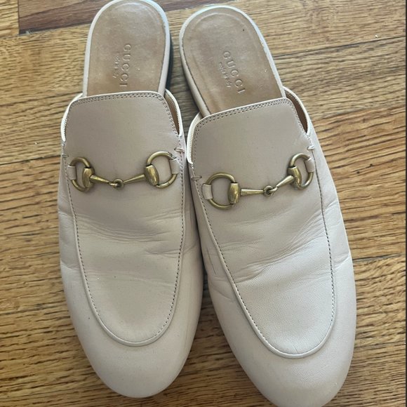 Gucci | Shoes | Gucci Princetown Leather Slipper Mule In Pink | Poshmark